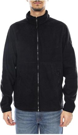 Timberland Homme, Sweatshirts et sweats &agrave; capuche, Noir, Taille: L Veste Polaire Enti&egrave;rement Zipp&eacute;e