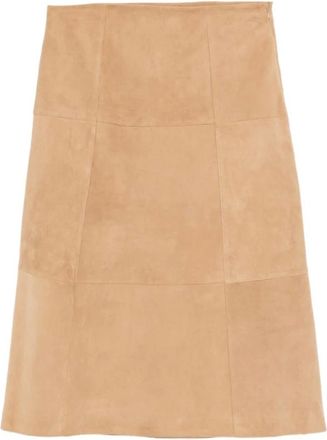 Yerse Yerse, Femme, Jupes, Brun, Taille: 42 FR Amore Midi Skirt