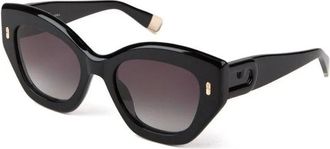 Furla Femme, Accessoires, Noir, Taille: 52 MM Lunettes de soleil papillon