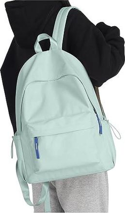 Generic Sac &agrave; dos &eacute;tudiant, sac &agrave; dos uni pour hommes et femmes, l&eacute;ger et beau sac &agrave; dos maternelle sacs &agrave; dos filles avec nom, vert, taille unique