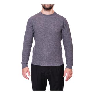 Alpha Studio Au-5210H 2049 GRI M Step MAN - - Knitwear - Herren - Grau - M