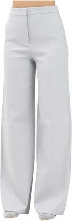 Max Mara Femme, Pantalons, Gris, Taille: 42 FR Mozart Wide Pantalons