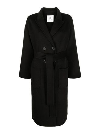 Anine Bing Kurzer Mantel - Schwarz