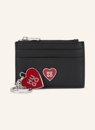 HUGO BOSS Hugo Kartenetui Mit M&uuml;nzfach schwarz