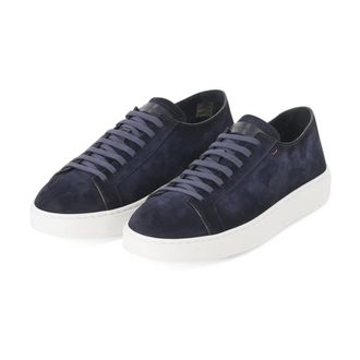 Santoni Herren, Schuhe, Blau, 41 EUGr&ouml;&szlig;e