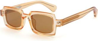 Generic Lunettes De Soleil &Agrave; Monture Carr&eacute;e, R&eacute;tro, For Femmes, F&ecirc;te, Vacances, Hommes, Conduite Quotidienne(Orange)