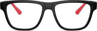 A|X Armani Exchange Brille mit eckigem Gestell - Schwarz