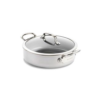GreenPan Greenpan 26cm edelstahl-bratpfanne + deckel cc003820-001