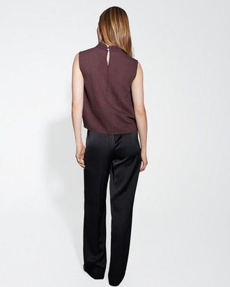 OPUS Blusentop FAGIC Regular mit semitransparenter Streifenoptik