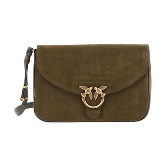 Pinko Pinko - Love Satchel Classic - Femme - Sacs - Vert - Taille: ONE Size