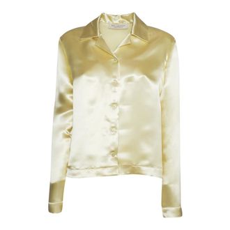 Philosophy di Lorenzo Serafini Romantische Viskosebluse - - Blouses & Shirts - Damen - Gelb - XS