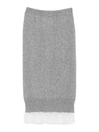Ermanno Scervino Jupe Midi - Gris
