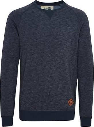 Solid SDVituNeck Homme Sweatshirt Pull à col Rond Mélange de Coton Regular Fit, Taille:XL, Couleur:Insignia Blue Melange (8991)