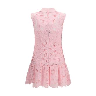 Self Portrait Womens Multicolor Polyester Casual Dress