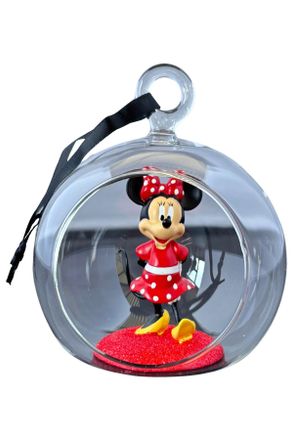 Disney Christbaumanh&auml;nger Mickey&Minnie, Mehrfarbig, Glas, 11.3 cm, zum H&auml;ngen, Dekoration, Weihnachtsdekoration, Weihnachtsbaumschmuck