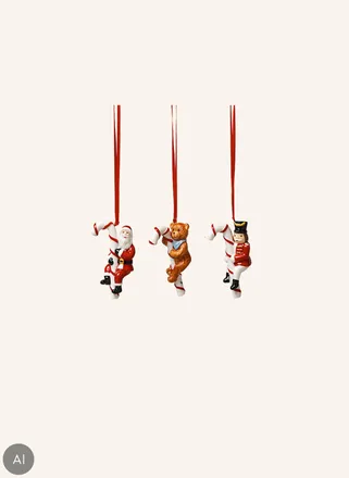 Villeroy & Boch Ornament, Zuckerstange 3-Teilig Nostalgic Ornaments weiss