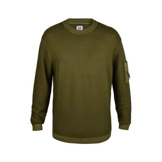 C.P. Company Gestricktes Sweatshirt - - Knitwear - Herren - Gr&uuml;n - L