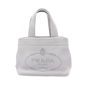 Prada Pre-owned VIT Daino Leder Handtasche - - Pre-owned - Damen - Blau - ONE SIZE