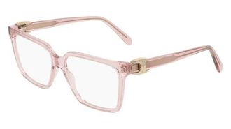 Ferragamo SF3059 667 Lunettes pour femme Transparent Rose 56/14/145