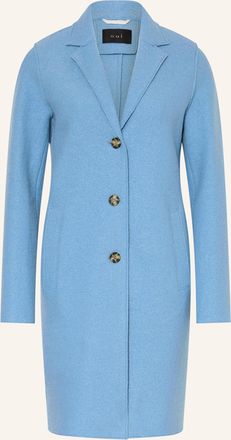 Oui Wollmantel blau