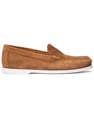 Ralph Lauren Leichter Veloursleder-Slipper in Mokassin-Style in