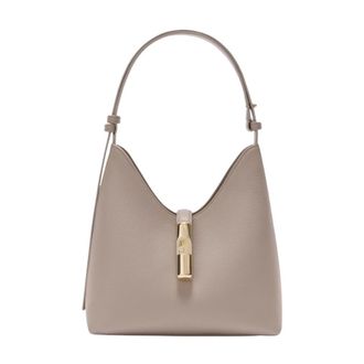 Furla Femme, Sacs, Gris, Taille: ONE Size Goccia S Hobo Bag