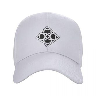 Generic Casquette de baseball personnalis&eacute;e avec noeud celtique quaternaire symboles celtes casquette de baseball hommes femmes chapeau de camionneur respiran
