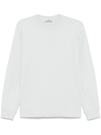 Stone Island sweat à logo brodé - Bleu