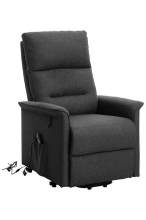 MID.YOU Mid.you Fernsehsessel, Grau, Textil, 74x109x89 cm, Relaxfunktion, Aufstehhilfe, Wohnzimmer, Sessel, Fernsehsessel