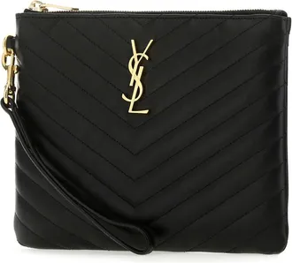 Saint Laurent Pouch Wallet - Black