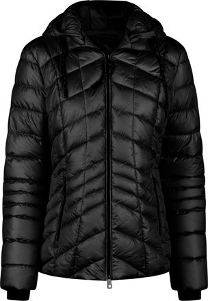 Barbara Lebek Damen Steppjacke mit abnehmbarer Kapuze (black) Gr&ouml;&szlig;e 44