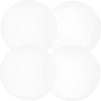 BESPORTBLE 4 St&uuml;ck Runde Durchsichtige Pflanzuntersetzer Aus Kunststoff F&uuml;r Blument&ouml;pfe Innen Und Au&szlig;enbereich Wasserschale Tropfschale Leckageverhindernd