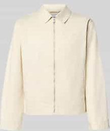 Review Regular Fit Jacke aus Baumwoll-Mix