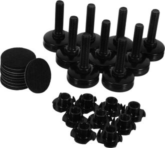 DOITOOL 8 Stück Teiliges Verstellbare Möbel nivellierfüße Robuste Gewindefüße für Schränke Tische Sofas Stühle Schützende Bodenpads Stabile Höhenanpassung Kra