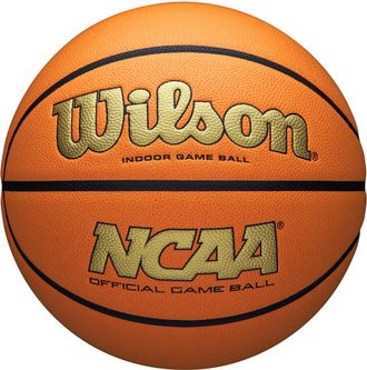 Wilson NCAA Evo NXT Offizieller Indoor-Basketball, Gold/Orange, Gr&ouml;&szlig;e 7, ca. 75 cm