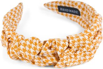 styleBREAKER Haarschmuck Haarreif mit Hahnentritt Muster