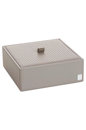 Joop Box, Beige, Kunststoff, 20.5x7.5x20.5 cm, Ordnen & Aufbewahren, Aufbewahrungsboxen, Aufbewahrungsboxen mit Deckel