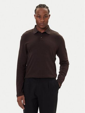 Calvin Klein Poloshirt LV040EM909 Braun Regular Fit