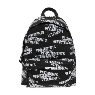 VETEMENTS Homme, Sacs, Noir, Taille: ONE Size Sac &agrave; dos en nylon noir