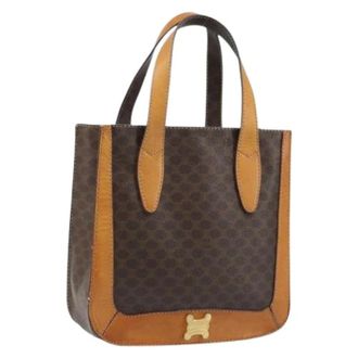 Celine Sac &agrave; main Vintage Macadam Pre-owned - Femme - Pre-owned - Brun - Taille: ONE Size