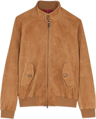 Baracuta Homme, Vestes, Brun, Taille: 2XS G9 Suede Jacket