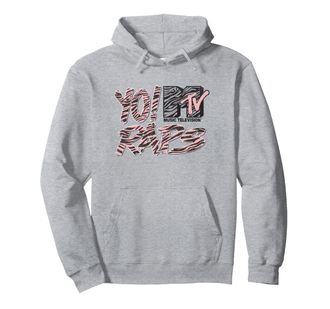 Giesswein Yo Raps Pink Zebra Pattern Pullover Hoodie