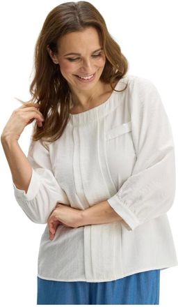 In Front IN Front, Femme, Blouses et Chemises, Blanc, Taille: 44 FR Blouse