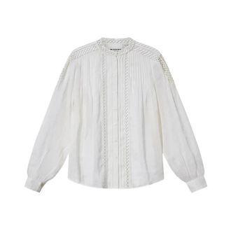 Isabel Marant Polda Top - - Blouses & Shirts - Damen - Wei&szlig; - S