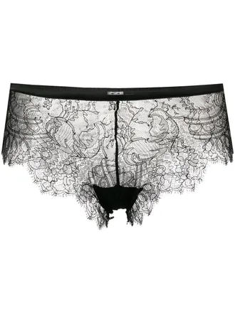 Love Stories Dragonfly lace culottes - Schwarz