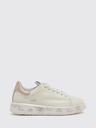 Premiata Bicolor Belle Sneakers aus Leder und Veloursleder mit Chunky-Sohle