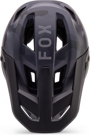 Fox Rampage CAMO CE/CPSC MTB Helm - leichte ABS-Schale - 360&deg; Bel&uuml;ftung - MIPS Technologie - verstellbares Visier - GoPro Halterung - Black Camo, Gr&ouml;&szlig;e: S
