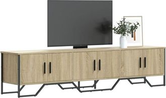 vidaXL Vidaxl - Meuble tv ch&ecirc;ne sonoma 180x34x41 cm bois ding&eacute;nierie