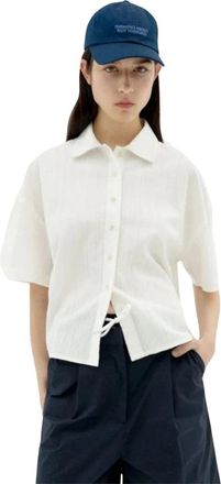 Thinking Mu Ane Blouse - - Blouses & Shirts - Damen - Wei&szlig; - L