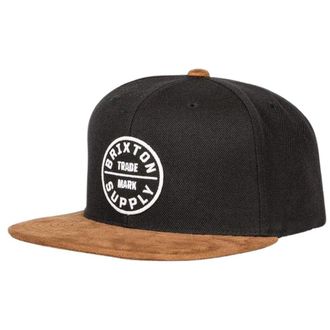 Brixton Herren Oath Iii Snapback Hat Baseballkappe, Schwarz/Kupfer, Einheitsgr&ouml;&szlig;e